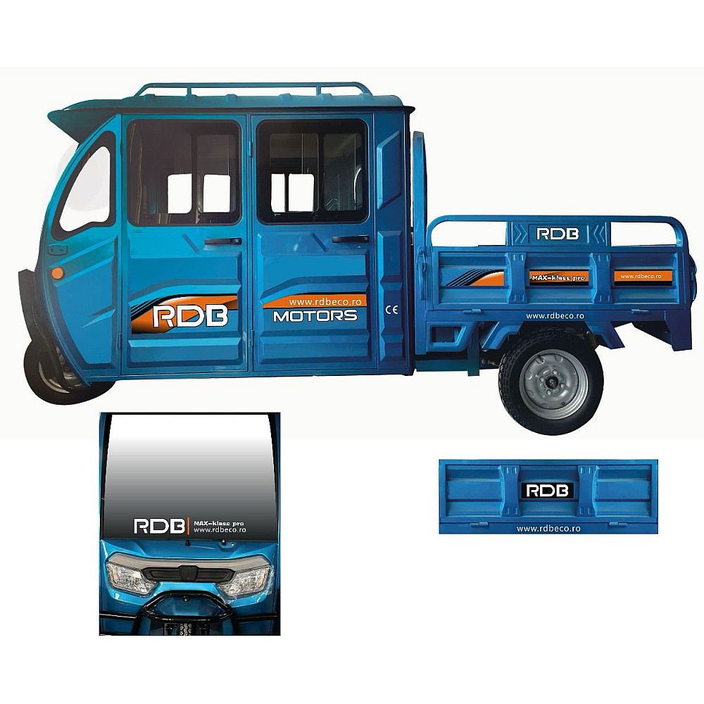 Triciclu Electric, RDB MAX-Klass PRO, Acoperis Inchis, 2000W-3000W ...